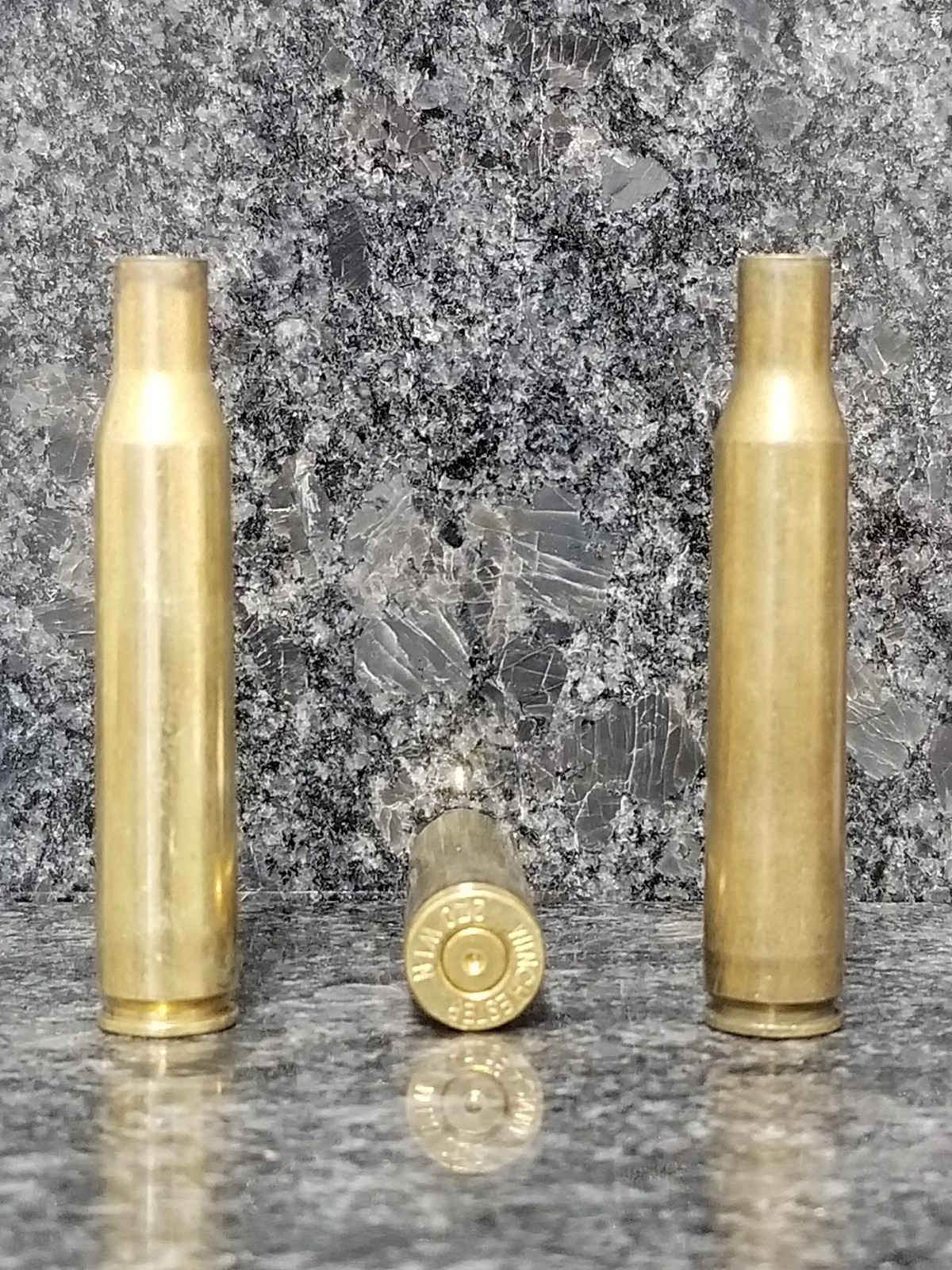 reloading brass once fired brass